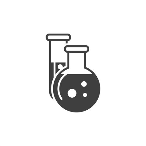 Vector Sign Of The Flask Symbol Is Isolated On A White Background Flask Icon Color Editable