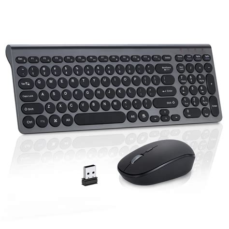 Buy Wireless Keyboard And Mouse Combo Acozykitten 2 4g Silent Keyboard And Mouse Set With Usb