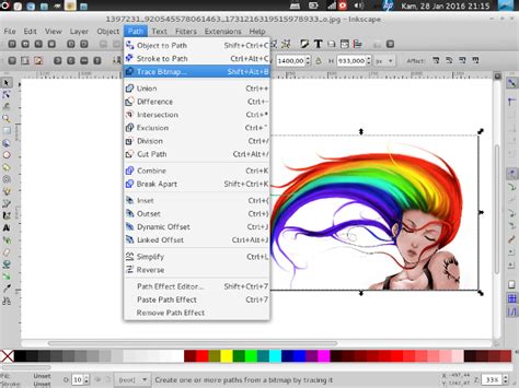 Inkscape Trace Bitmap Color Palette Getyourkse