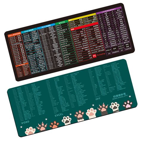 定制鼠标垫超大ins风大号可爱包邮游戏电竞桌面垫大全办公快捷键 虎窝淘