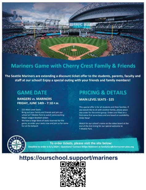 Mariners Game And Fireworks Night With Cherry Crest Families And Friends
