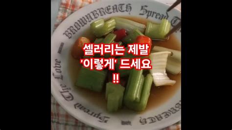 셀러리 보이면 무조건 사와서 이 것 만드세요 다이어트레시피 다이어트요리 다이어트식단 쉬운요리 초간단요리 초간단요리 초간단레시피 간단요리 Youtube