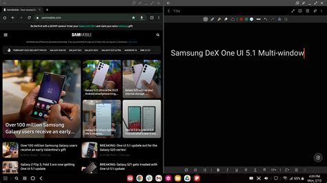 One Ui 5 1 Samsung Dex First Impressions Solid But Imperfect Sammobile