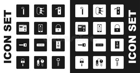 Set Door Handle Mobile Graphic Password House Intercom System