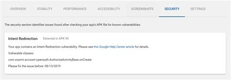 Android Intent Redirection Vulnerability Unity Services Unity Discussions