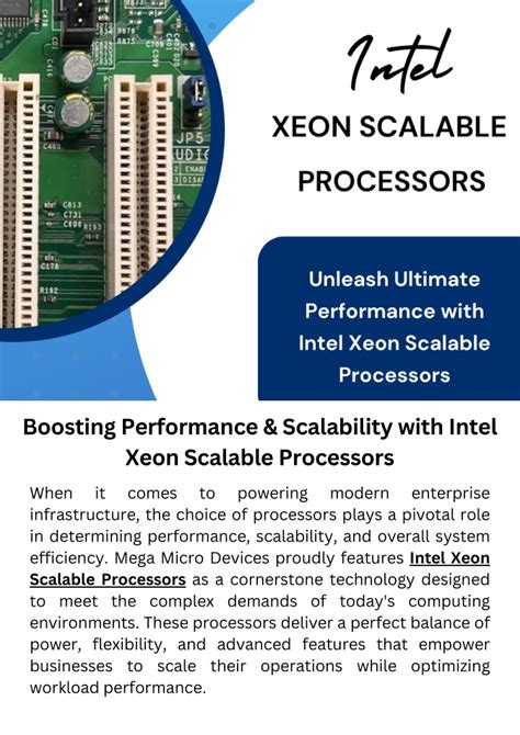 Ppt Boosting Performance And Scalability With Intel Xeon Scalable Processors Powerpoint