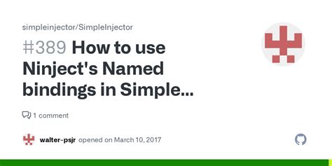 How To Use Ninjects Named Bindings In Simple Injector · Issue 389 · Simpleinjector