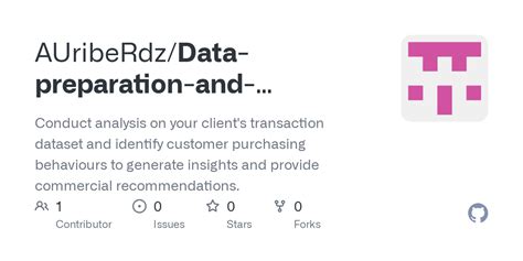 Github Auriberdzdata Preparation And Customer Analytics In Python Conduct Analysis On Your
