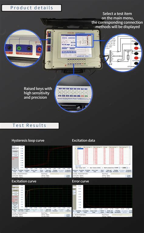 Portable Current Transformer Testing Equipment Hyva 405