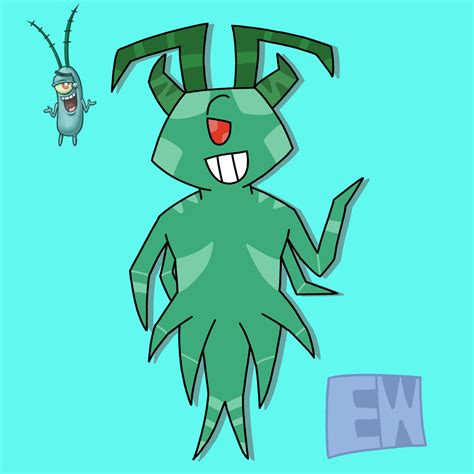 Spongebob Squarepants Plankton Redesign By Evilwartortle On Deviantart