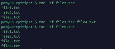 How To Use The Tar Command On Linux A Complete Guide Raspberrytips