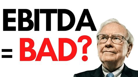 Why I Believe Ebitda Is A Bad Metric For Valuing Companies
