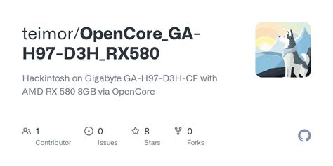 GitHub Teimor OpenCore GA H D H RX Hackintosh On Gigabyte GA H D H CF With AMD RX