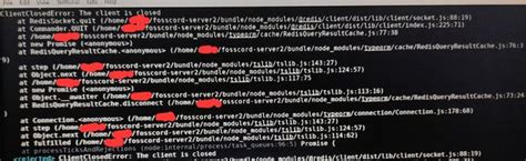 Clientclosederror The Client Is Closed Rwebdev