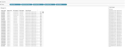 How To Create A Week Range Calculated Field