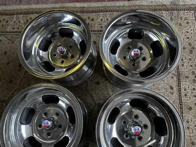 Vintage Set 15x10 And15x8 5 Us Style Mag Wheels Chevy 4 3 4 Van Hot Rod