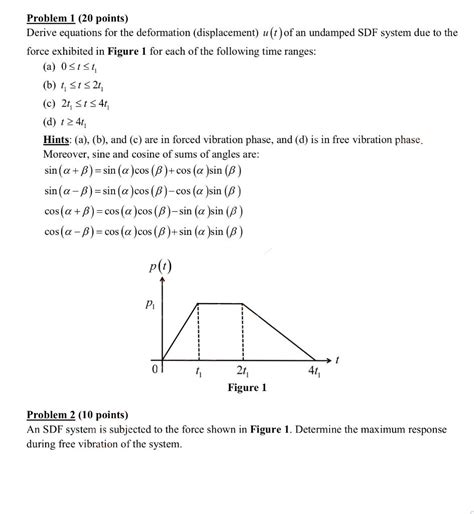 [solved] Problem 1 20 Points Derive Equations For The D