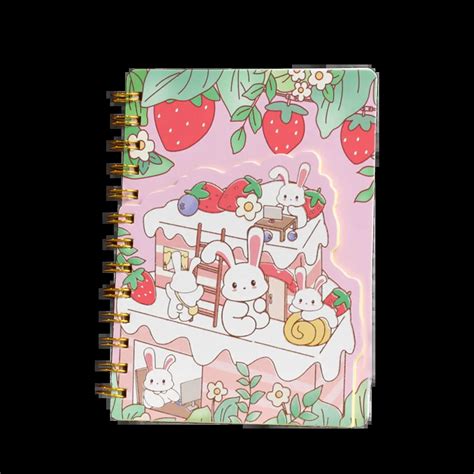 Rabbit Colorful Notebook Freeshop