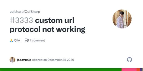 custom url protocol not working · cefsharp cefsharp · discussion 3333 · github