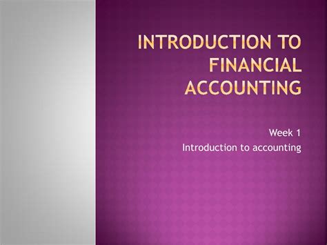 Introduction To Financial Accounting Pdf Partnership Accounting