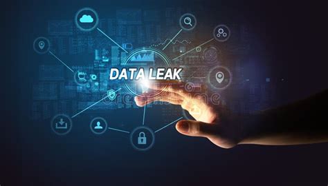 Hand Touching Cybersecurity Button Concept Stock Image Image Of Access Attack 272545677