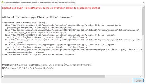 Qgis 3 4 10 Hotspot Analysis Plugin Not Installing · Issue 37