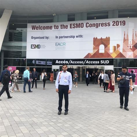 Shantling Nigudgi On Linkedin Attending European Society Of Medical