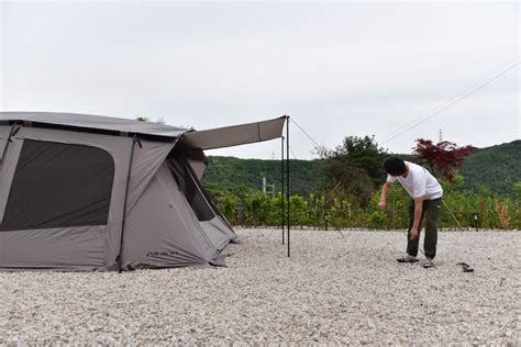 캠핑텐트 카즈미 알비온 대형 거실형 터널형 텐트 4인 5인 가족텐트 추천 네이버 블로그