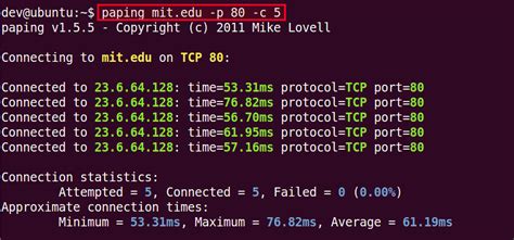 How To Ping A Specific Port Of A Remote Host Xmodulo