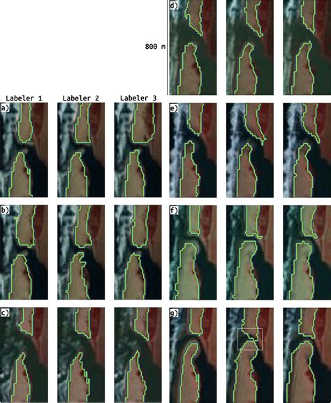 Subplots A Through G Depict The Breach Vicinity In Seven Images