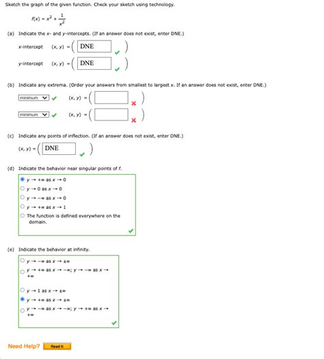 Solved Sketch The Graph Of The Given Function Check Your Chegg