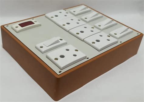 6a 5 Sockets 3 Pin Socket And 5 Switch Extension Box With Indicator 6a Plug And 5m Wire