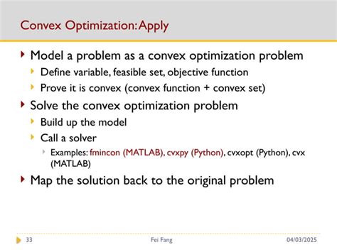 Basic Presentation Of Convex Optimization 2018pptx