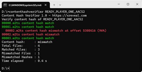 Blu Ray Content Hash Verifier