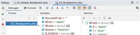 Debug Tool Window Help Phpstorm