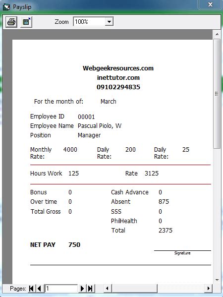 Payroll System In Visual Basic And Mysql Free Sourcecode