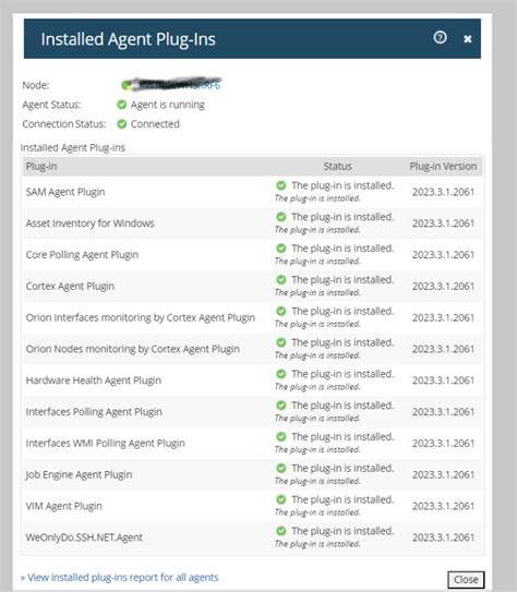 List Resources Not Loading For A Node Polling Through Agent Forum Network Performance