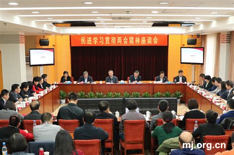民进学习贯彻两会精神座谈会在京召开