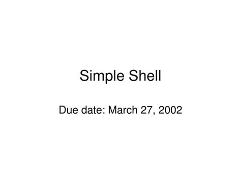 Ppt Simple Shell Program With Io Redirection And Built In Commands Powerpoint Presentation