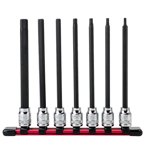 Sae Extra Long Hex Bit Socket Set Rssproly