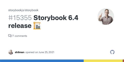 Storybook Release Issue Storybookjs Storybook Github