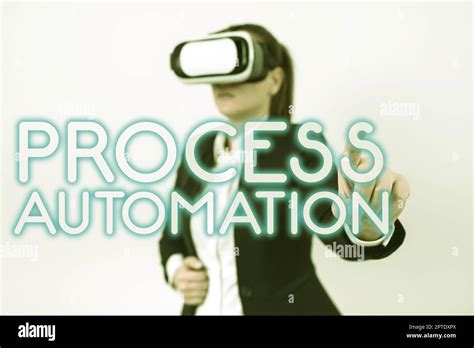 Sign Displaying Process Automation Concept Meaning The Use Of Technology To Automate Business