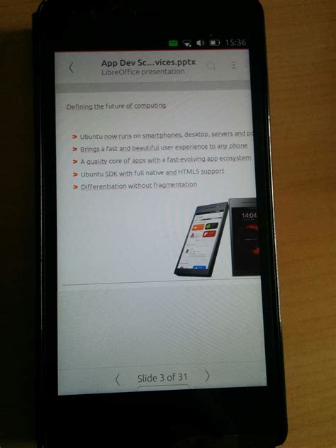 Heres What Ubuntu Touchs Libreoffice Document Viewer App Looks Like