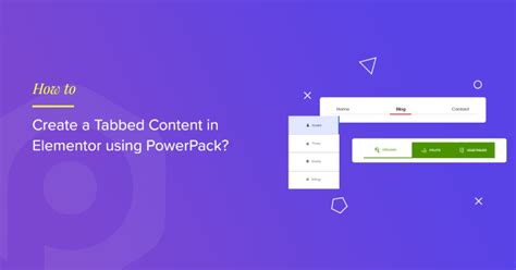 How To Create Tabbed Content In Elementor Using Powerpack Addons Without Coding