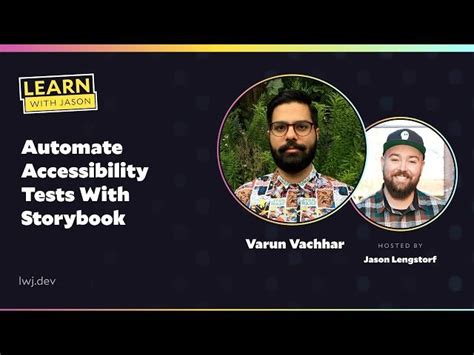 Free Video Automate Accessibility Tests With Storybook From Learn With