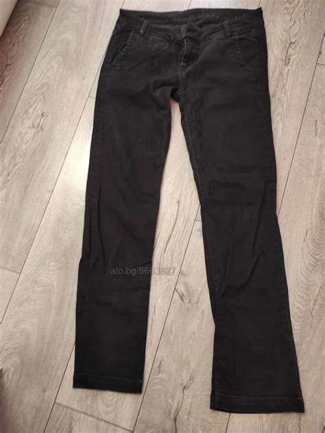 Продавам черни дънки L Дънки джинси Дамско Черен Облекло Благоевград Продавам черни д