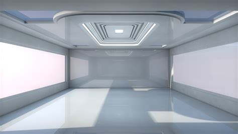 Futuristic Room 3d Model Turbosquid 2110684