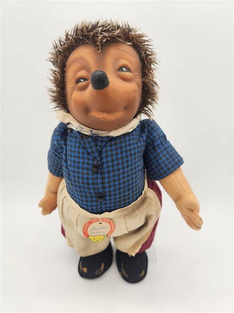 Vintage Original Steiff Micki Hedgehog Made In Germany 105 Etsy