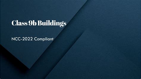 Ncc 2022 Requirements Of Sprinkler System For Class 9b Buildings
