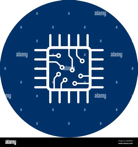 Chip Processor Vector Icon Illustration Design Stock Vector Image And Art
